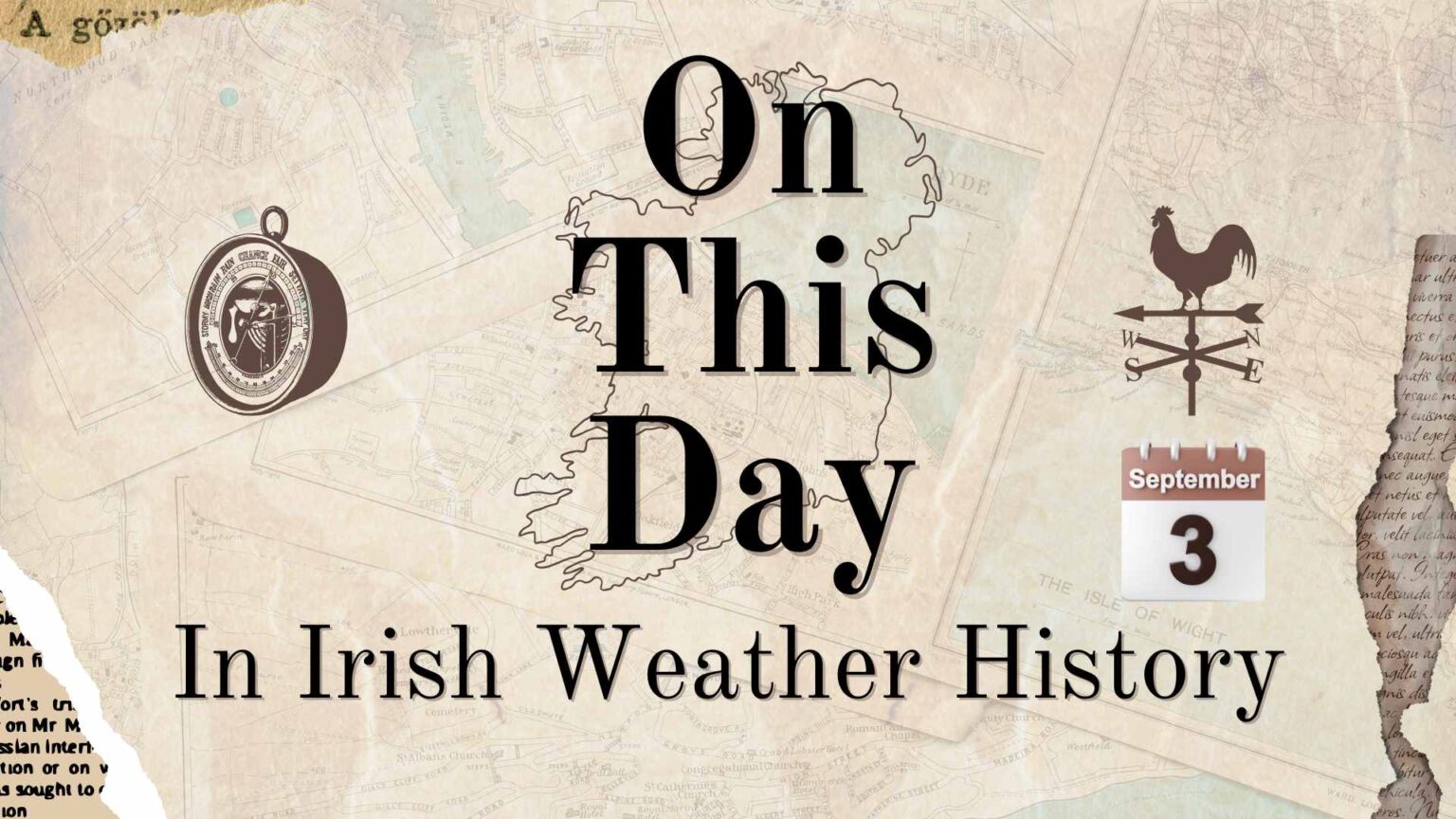 On This Day (3 September) in Irish Weather History