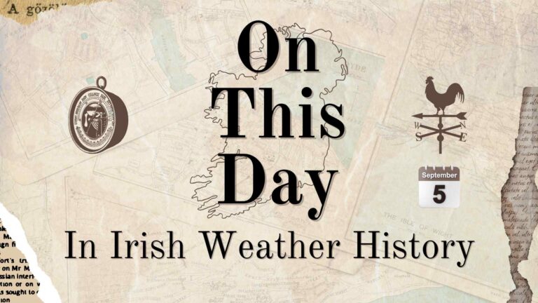 On This Day (5 September) in Irish Weather History