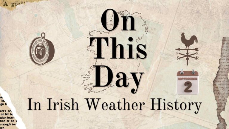 On This Day (2 September) in Irish Weather History