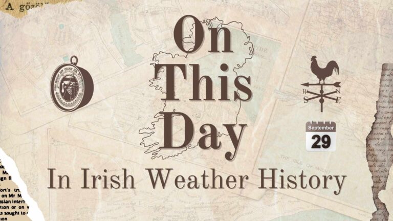 On This Day (29 September) in Irish Weather History