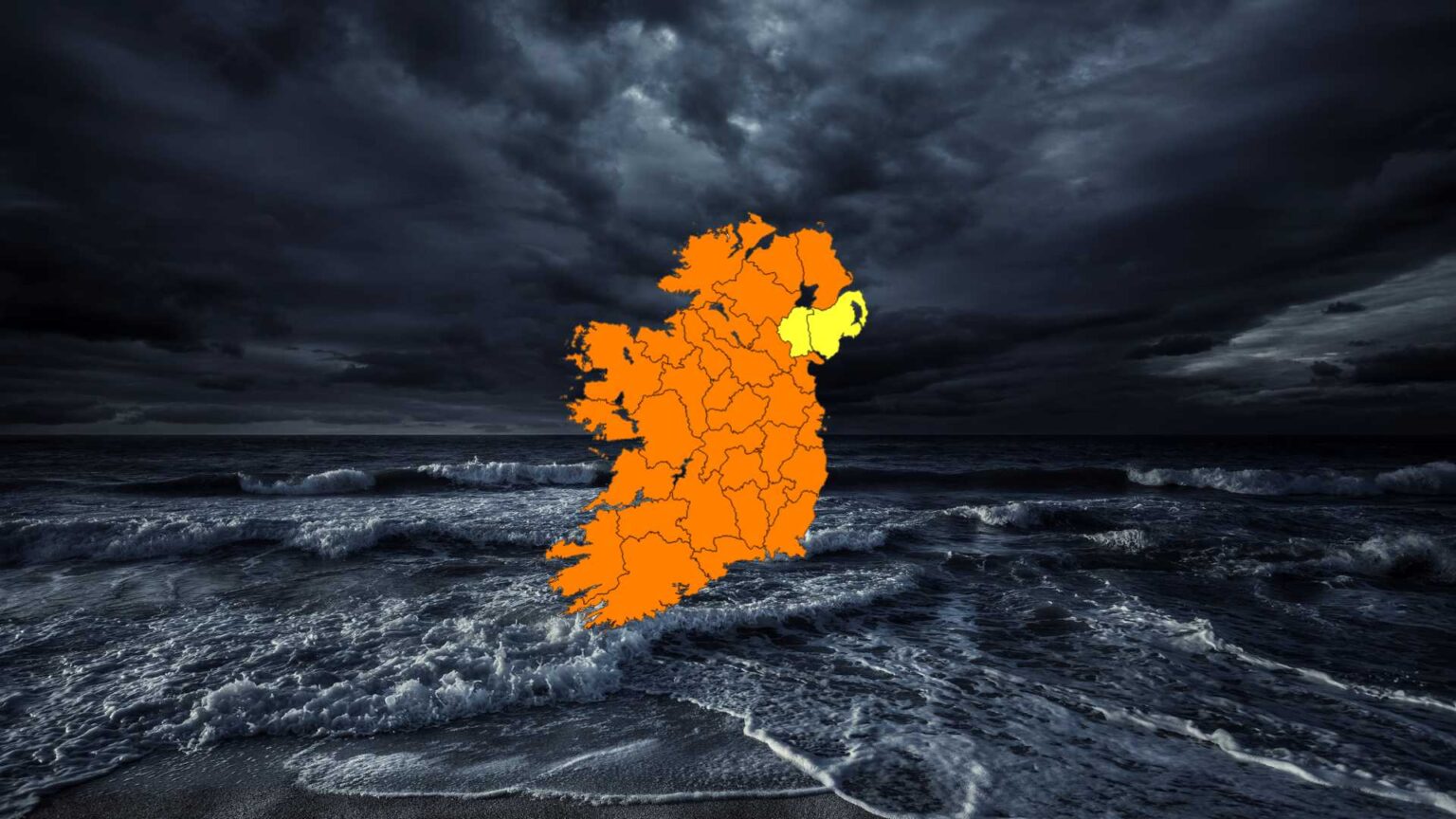 Storm Bram: 30 counties under orange alert